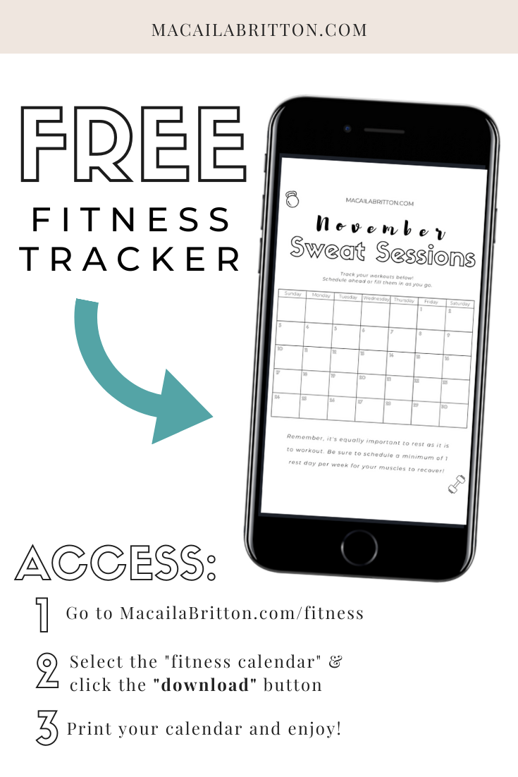 Your November Workout Calendar Is Here | Where To Sweat In Suburban ...