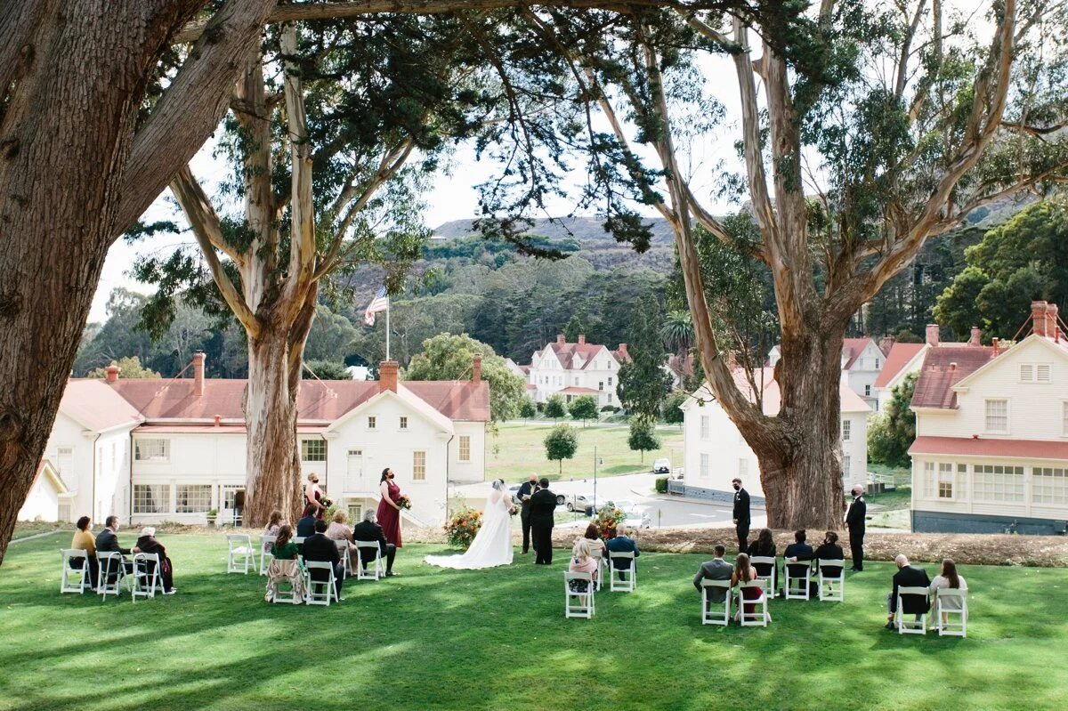 Intimate Fall Wedding at Cavallo Point Lodge by the Golden Gate | Sonya ...