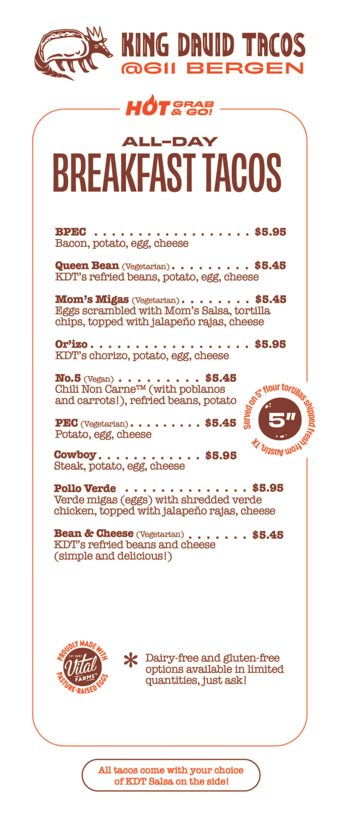 HQ @ 611 Bergen — King David Tacos