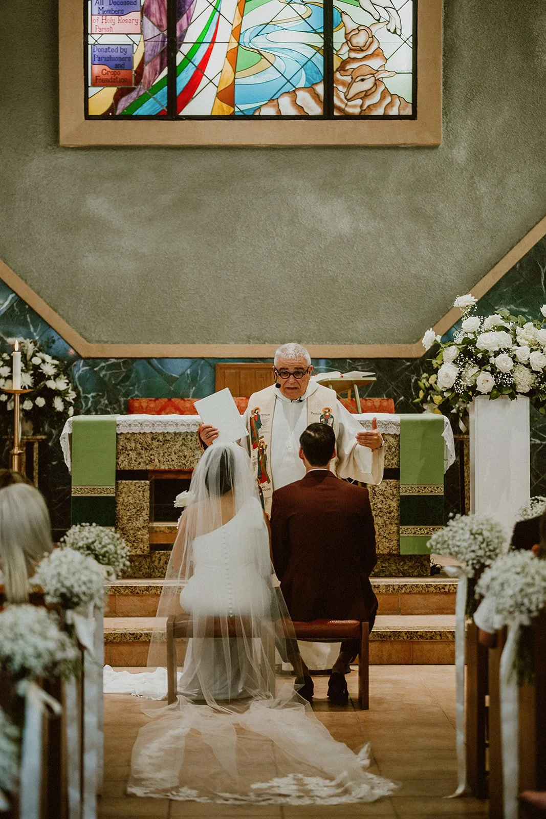 White Rose Garden Inspired Wedding at St Charles Country Club | Stone ...