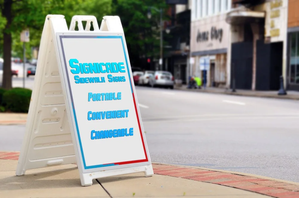 Sidewalk Signs — Custom Banners and Feather Flags - LA Banners and ...