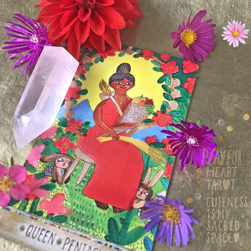 Playful Heart Tarot REPRINT! — KittenChops Illustration