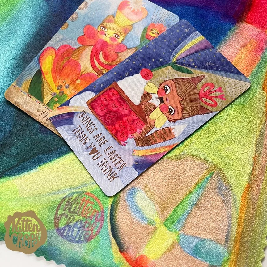 Velvet Tarot Reading Cloth — KittenChops Illustration