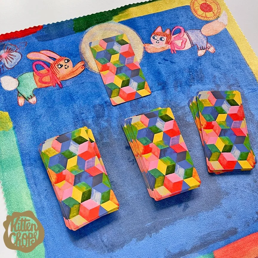 Velvet Tarot Reading Cloth — KittenChops Illustration