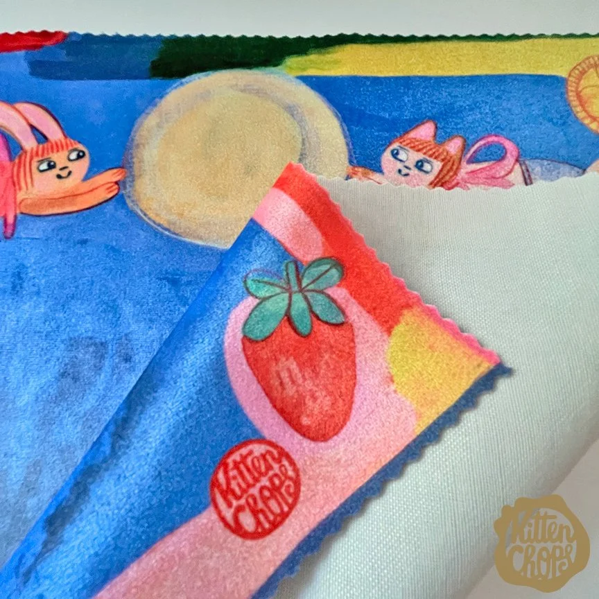 Velvet Tarot Reading Cloth — KittenChops Illustration