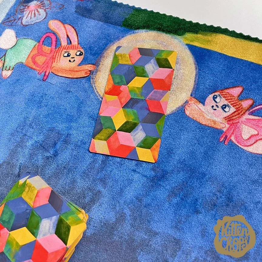 Velvet Tarot Reading Cloth — KittenChops Illustration