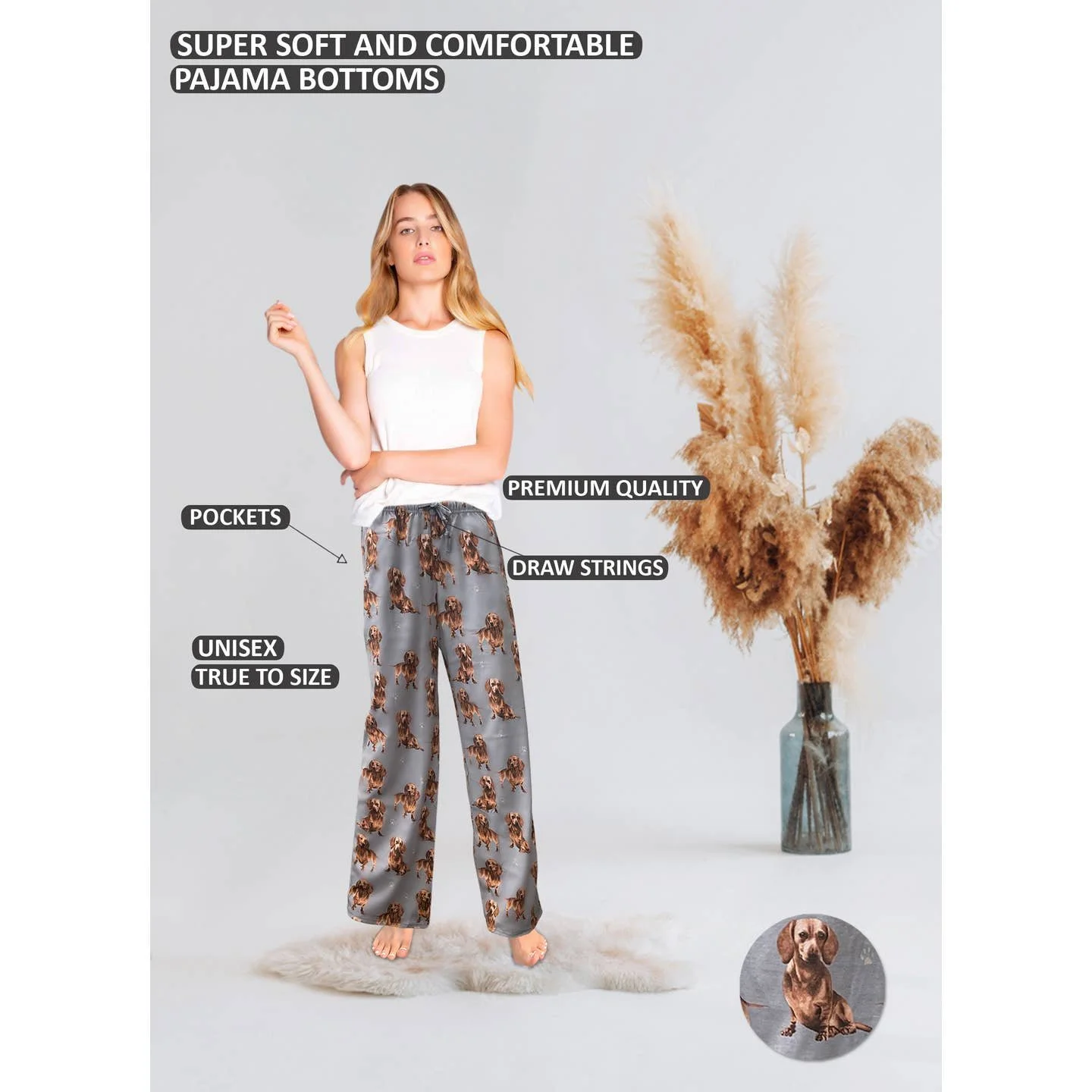 Unisex Dachshund Pyjamas - two sizes — Two Woofs