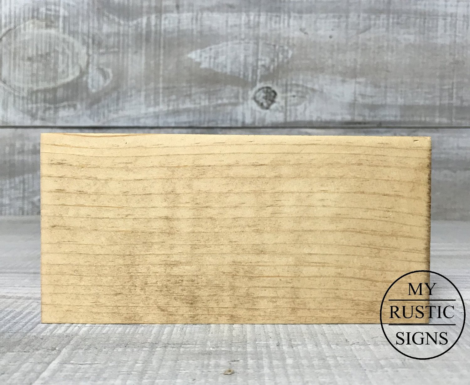 Rustic Single Wood Plank