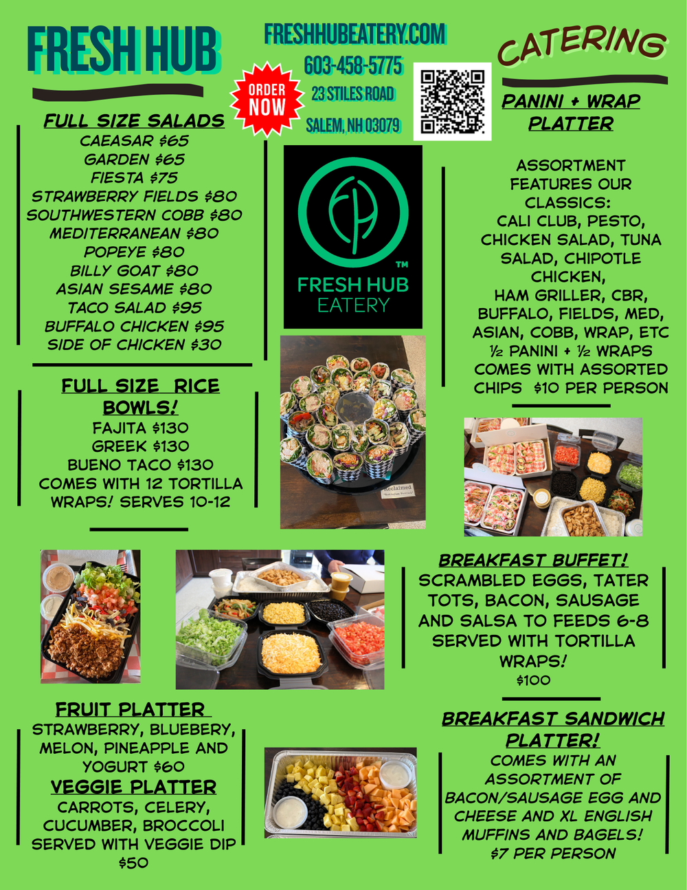 Fresh Hub Eatery | Order Fresh, Local, Fast!