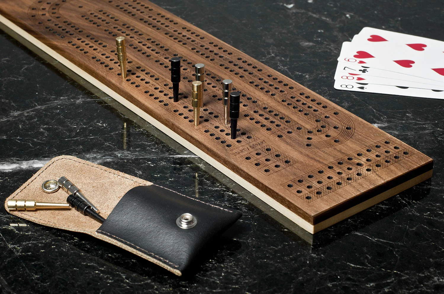 Wooden Cribbage Game ATELIER D Wooden Cribbage Game ATELIER D