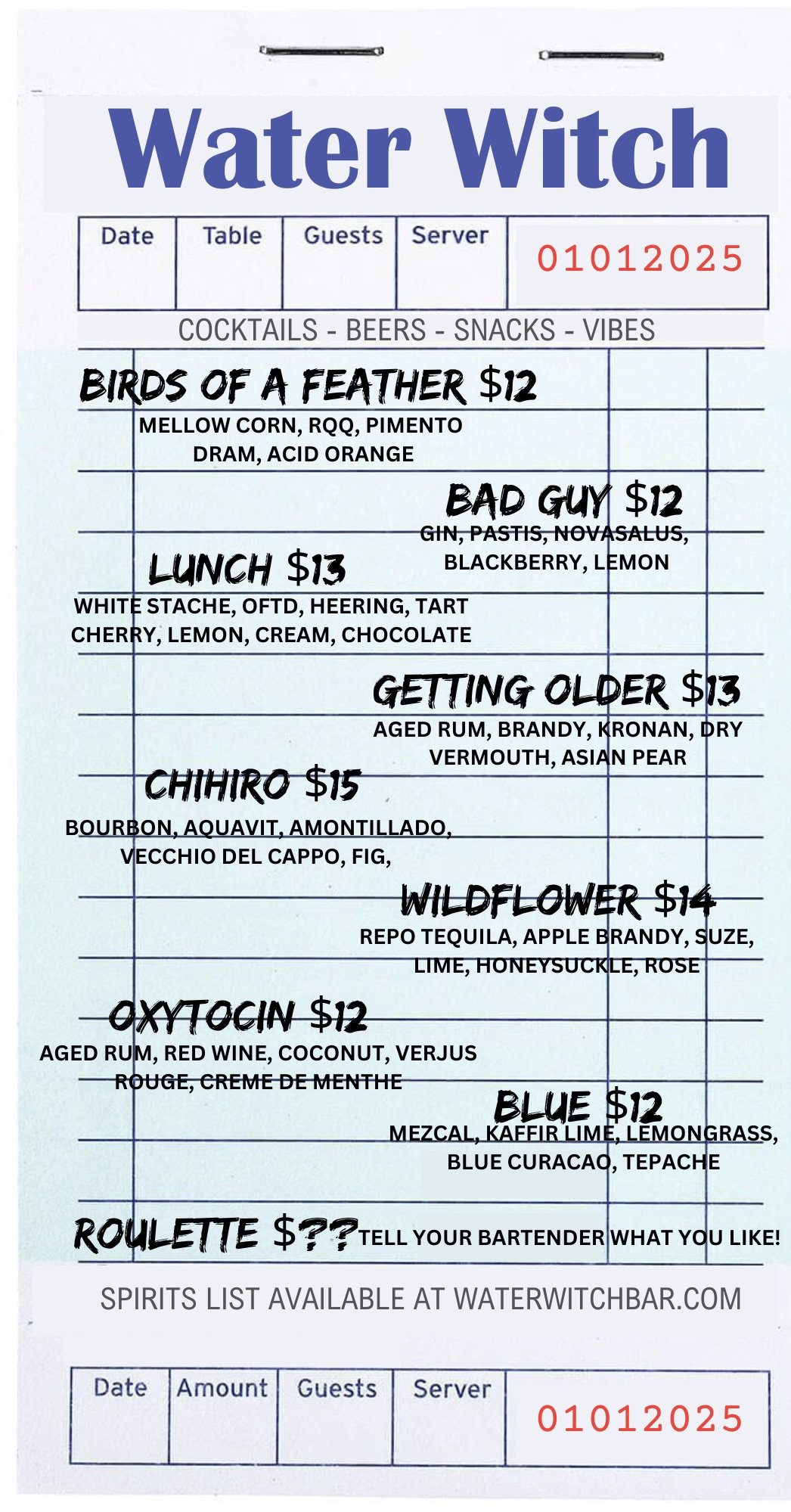 Water Witch Bar