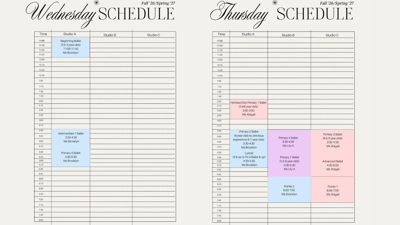Classes — Ballet Adora