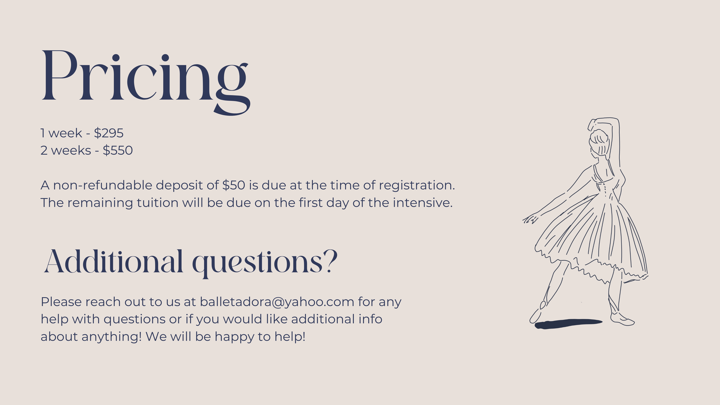 2024 Summer Dance Intensive! — Ballet Adora