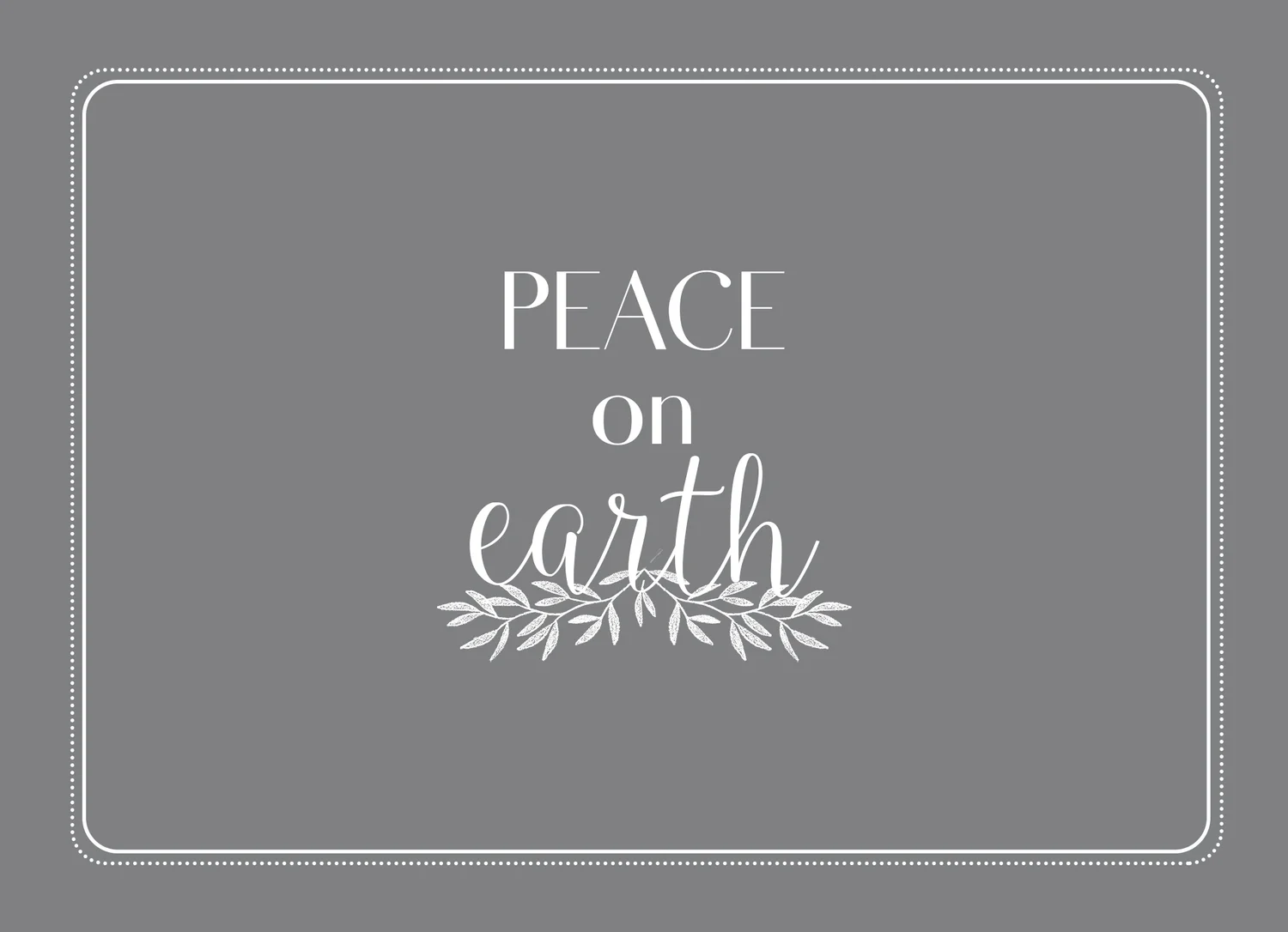Peace Word Art