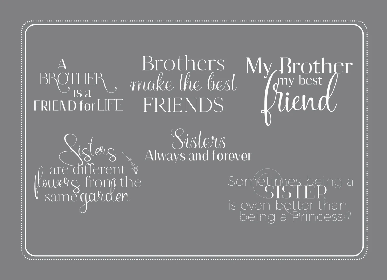 Sister Word Art