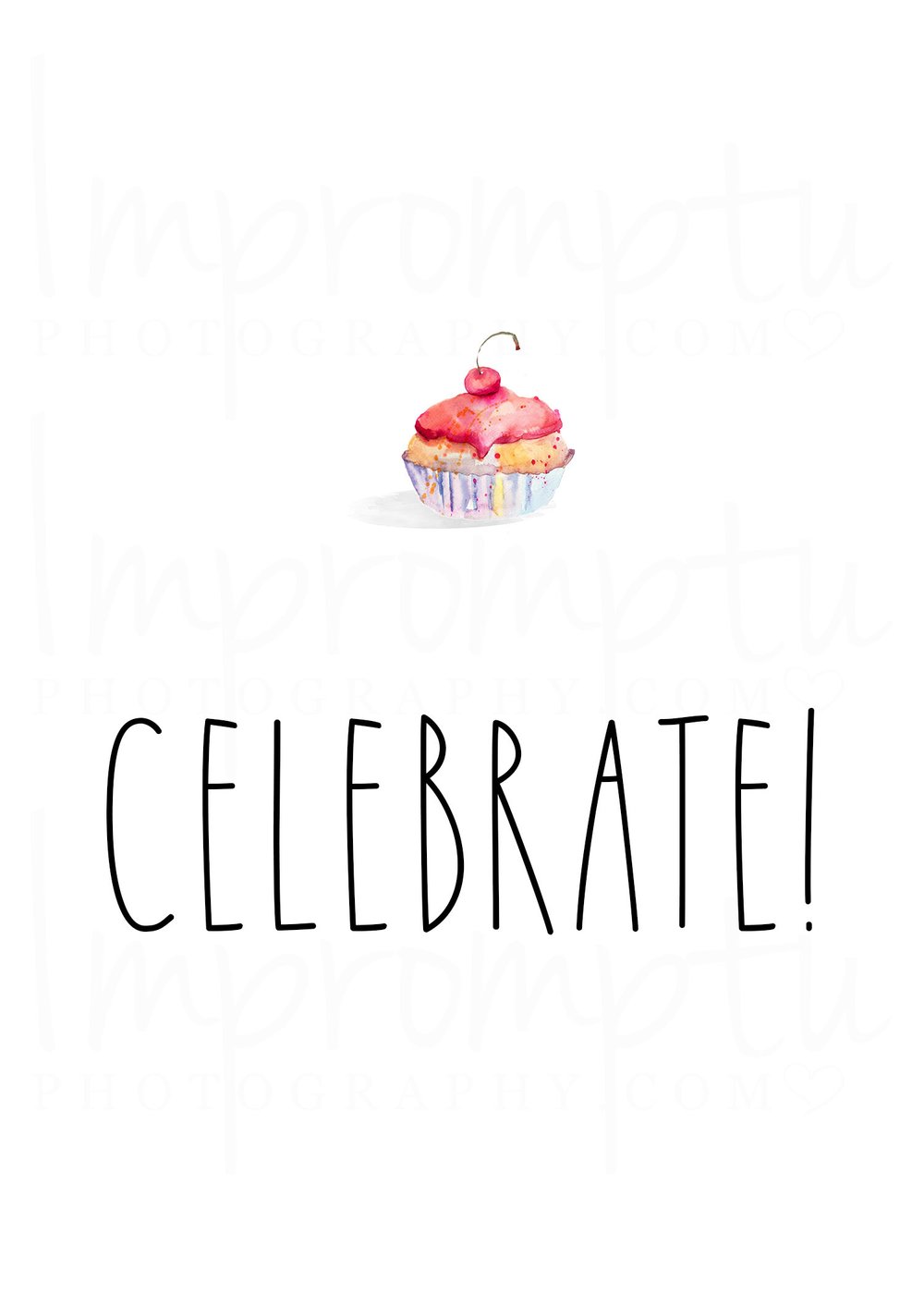 Cupcake Printable Card