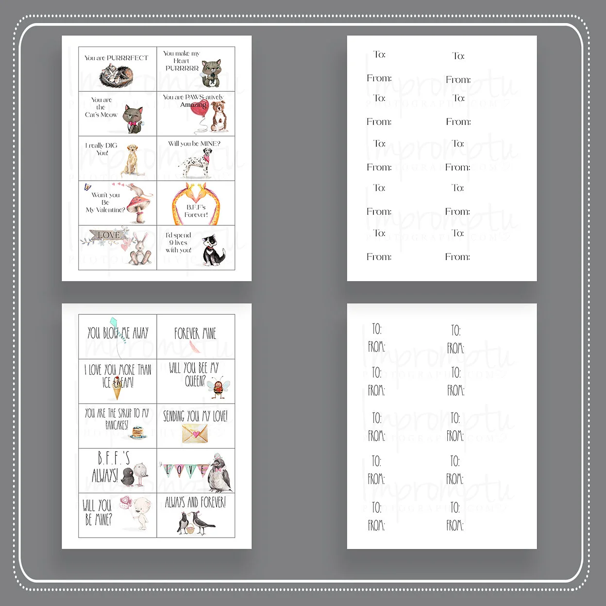 New Valentines Day Cards are here. — Impromptu Photography