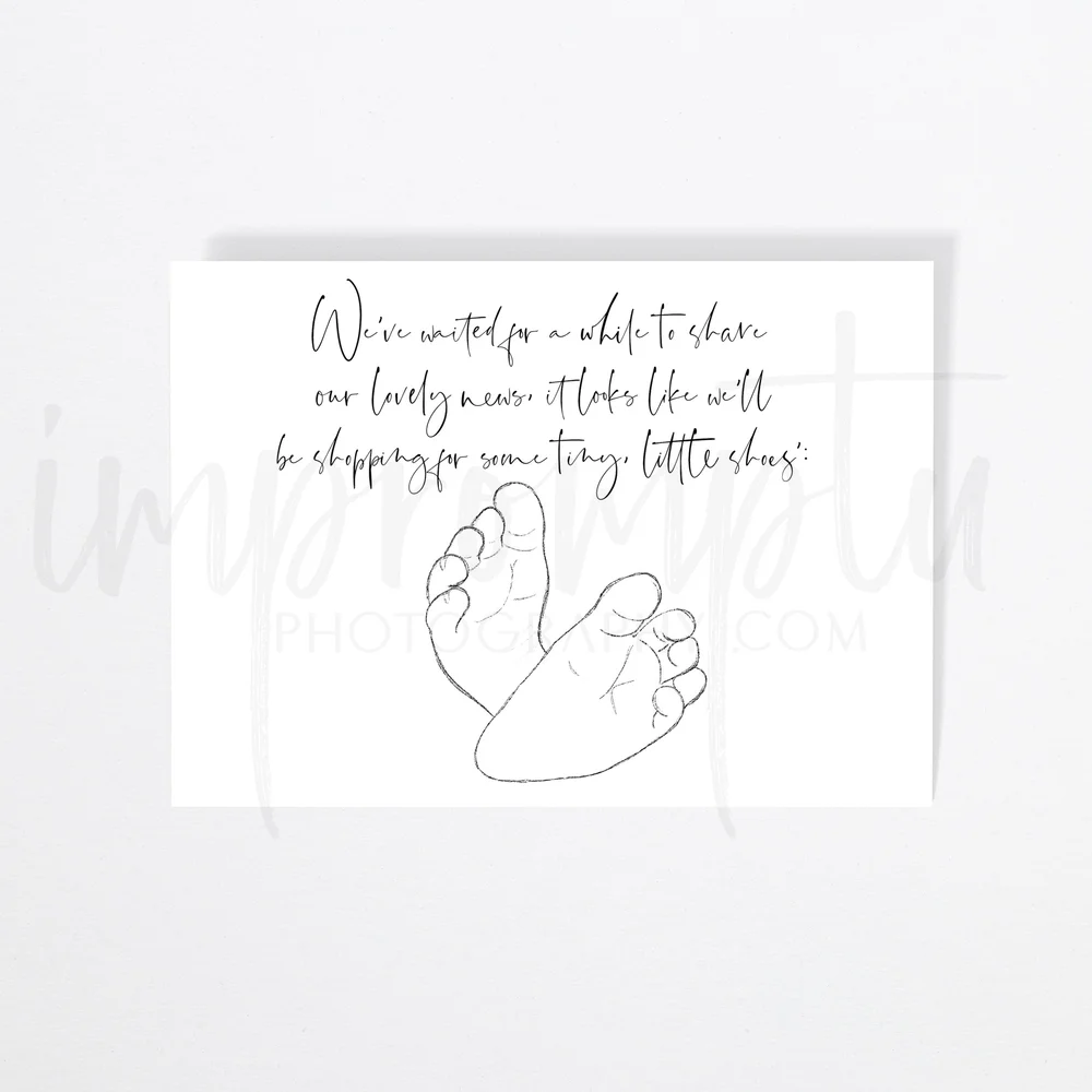 Pregnancy Announcements Feet