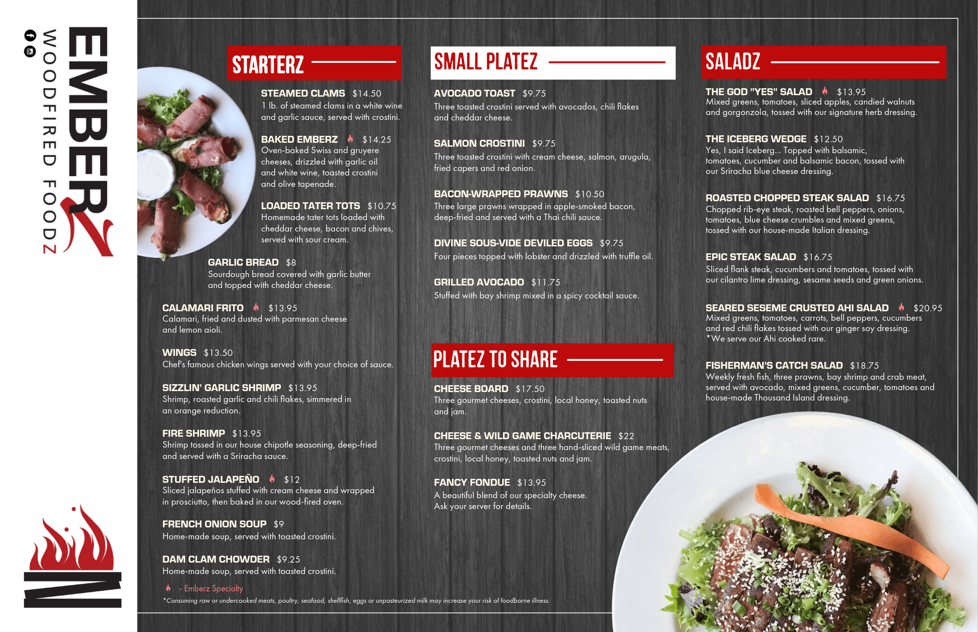 Menu — Emberz