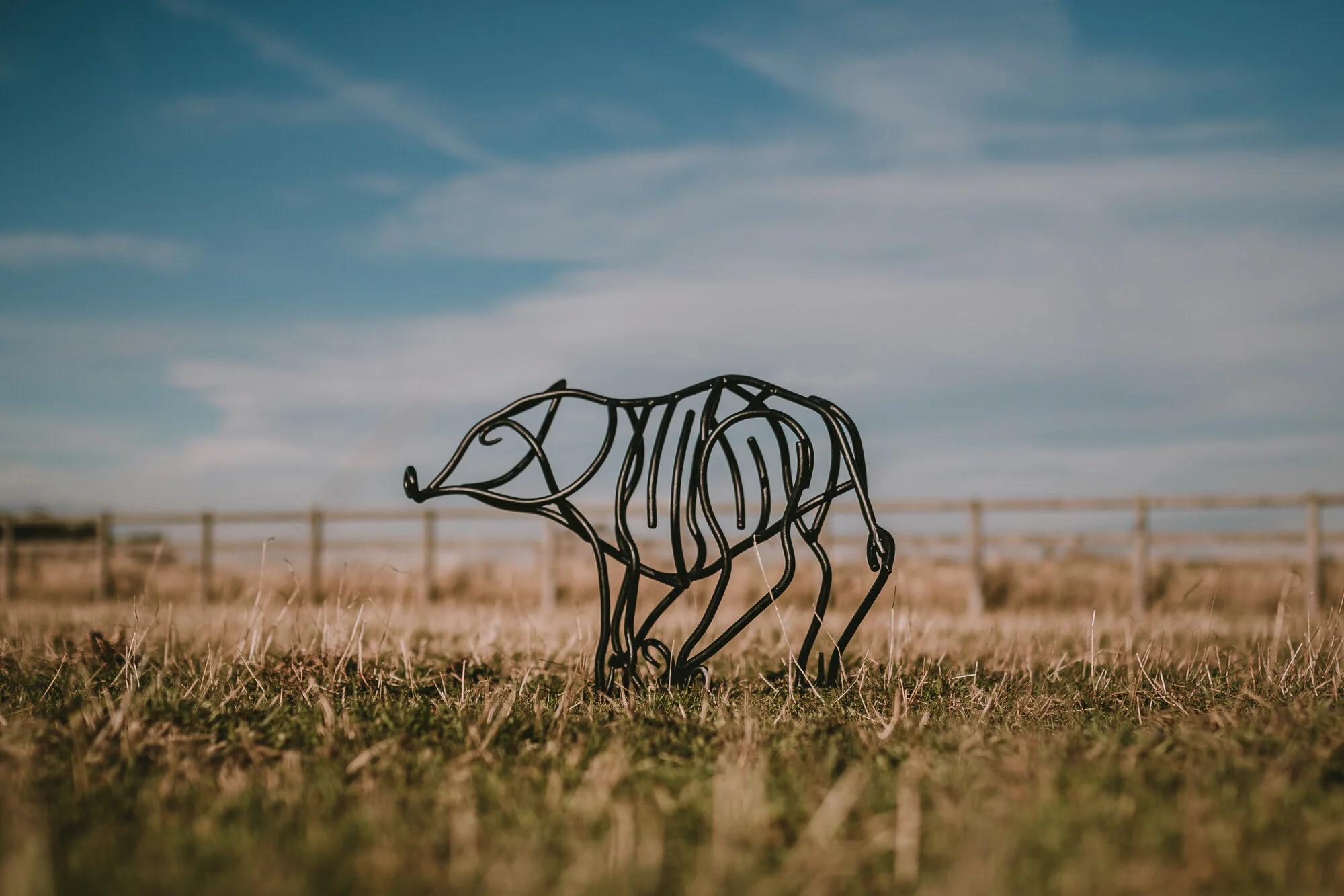 Boar Family - Metal Art Sculptures Animals | Ollie Holman — Ollie ...