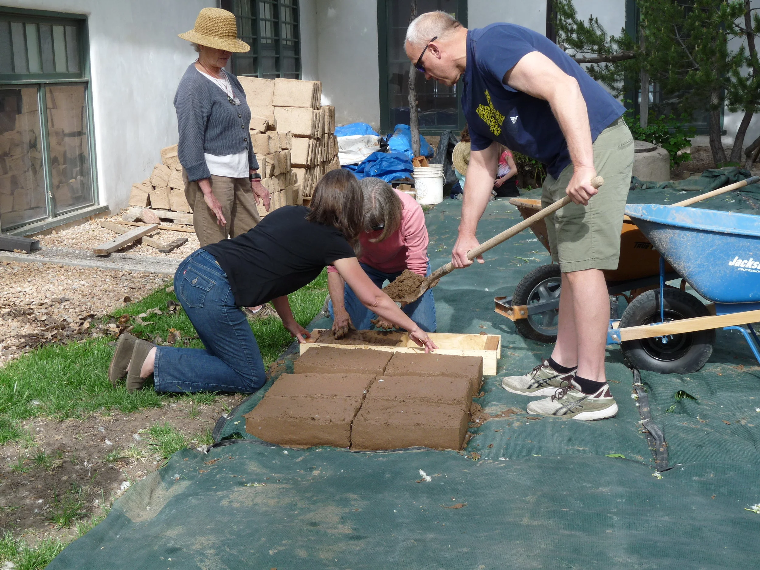 Adobe Brick Making at the Palace of the Governors — Historic Santa Fe ...