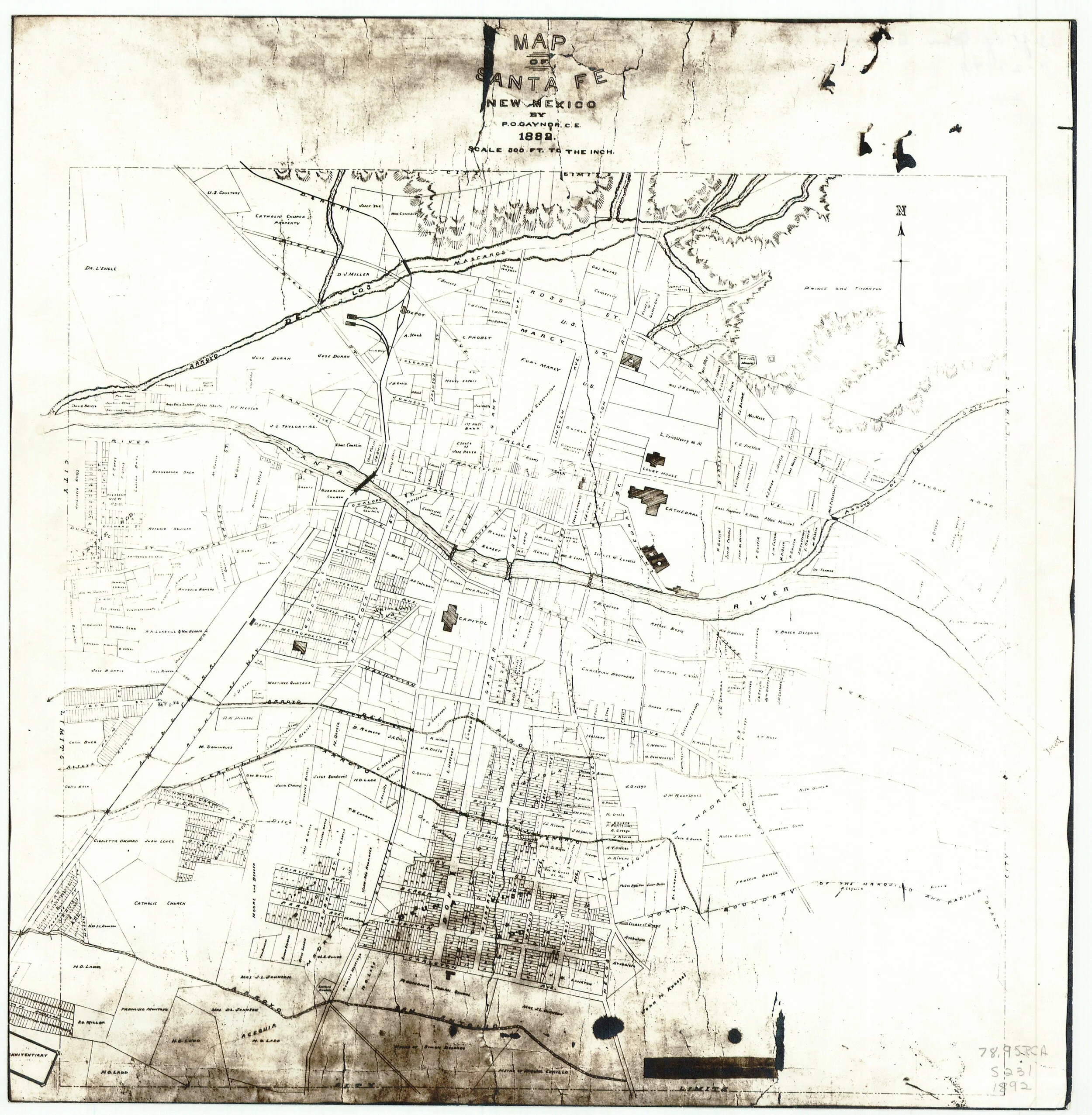 Historic Maps of Santa Fe — Historic Santa Fe Foundation
