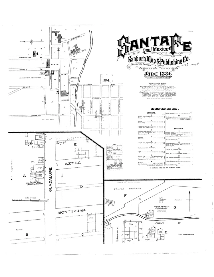 Historic Maps of Santa Fe — Historic Santa Fe Foundation