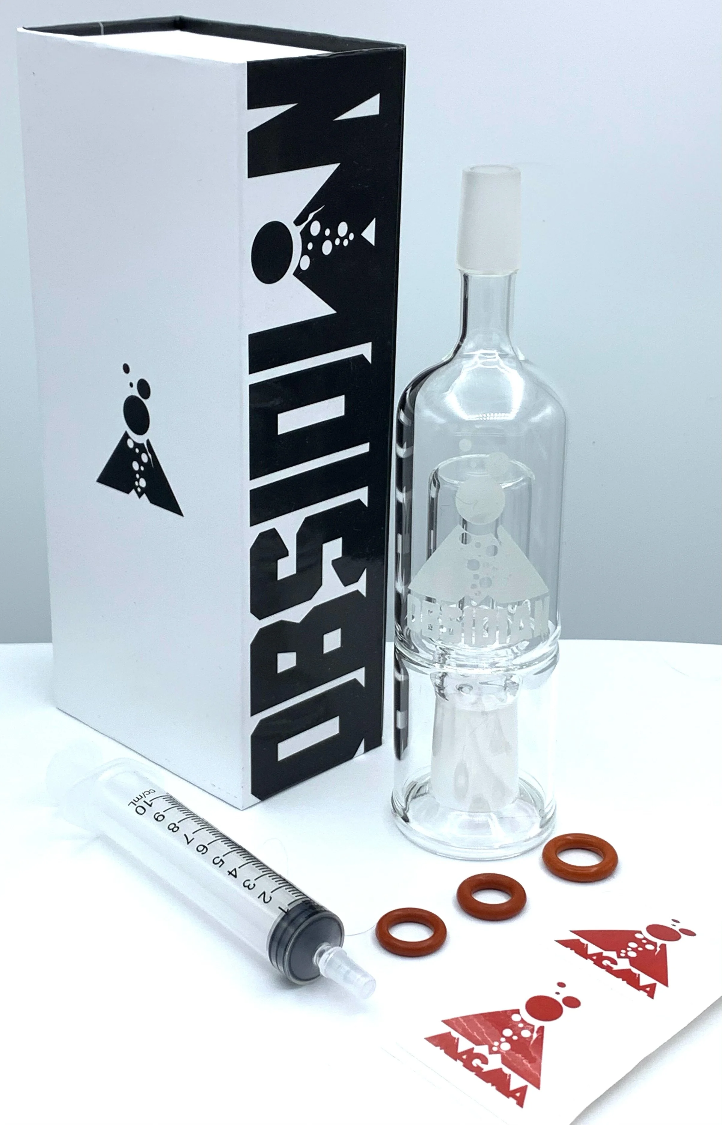 Magma & Obsidian Info | Glass Volcano Vaporizer Attachment | Clear ...