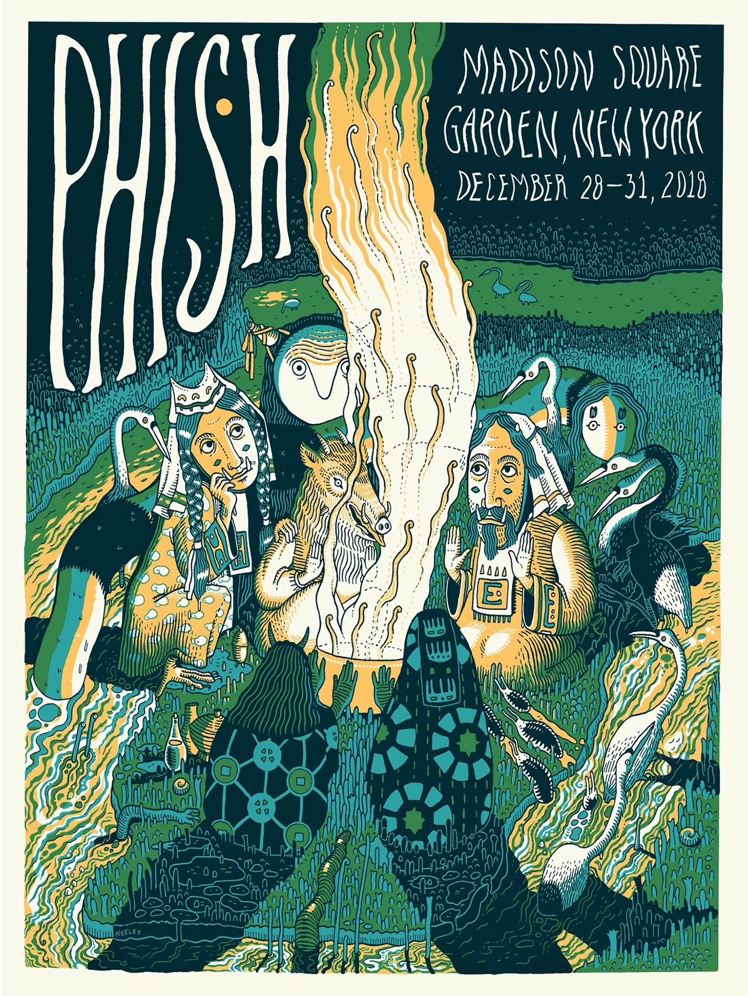 Phish, MSG on NYE — Kathleen Neeley