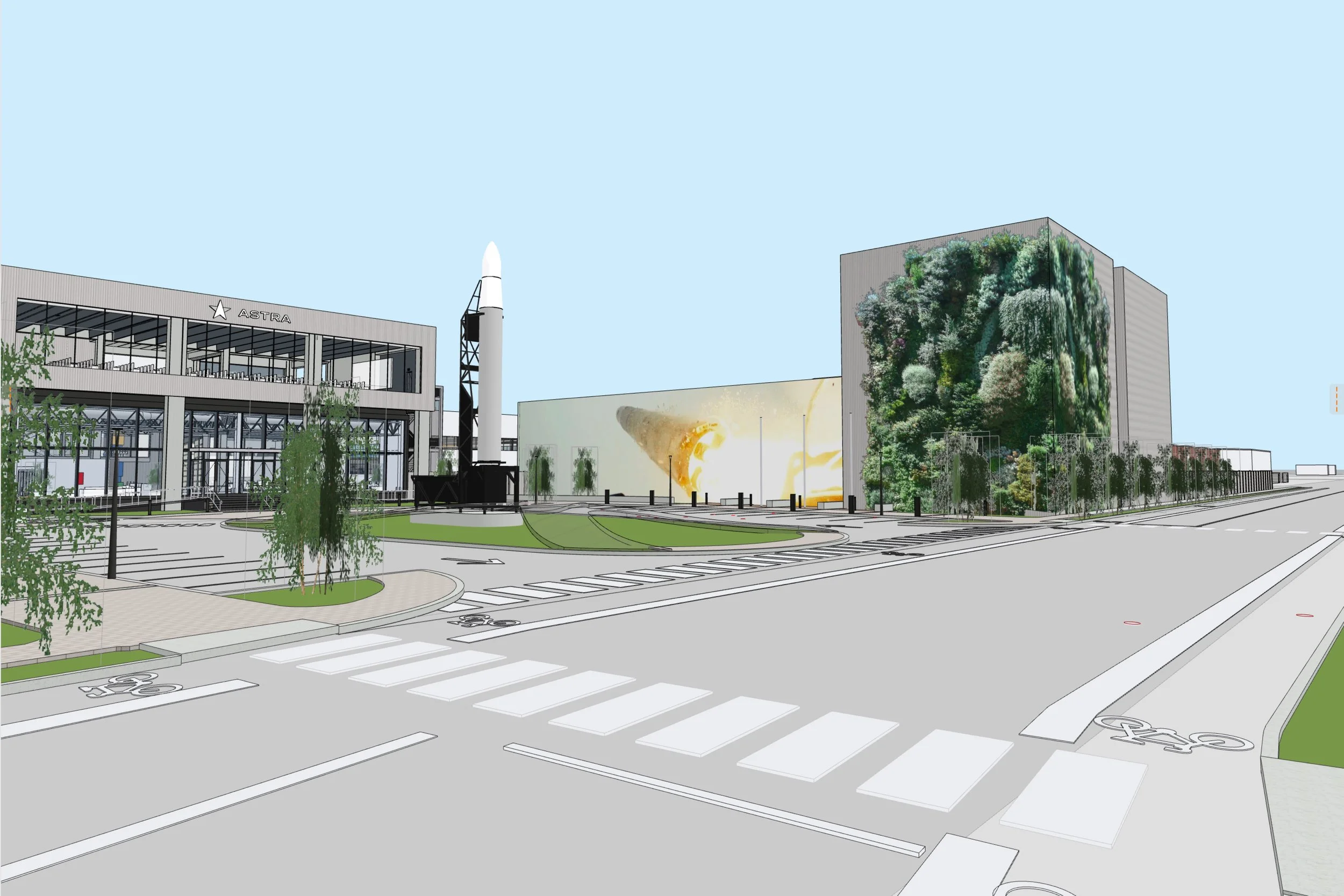Astra Lobby & Entry Court — Peter Benoit Architect