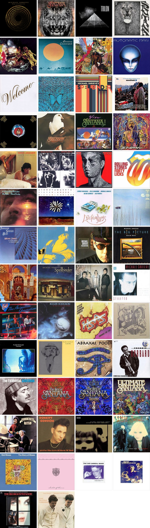 DISCOGRAPHY — MICHAEL SHRIEVE