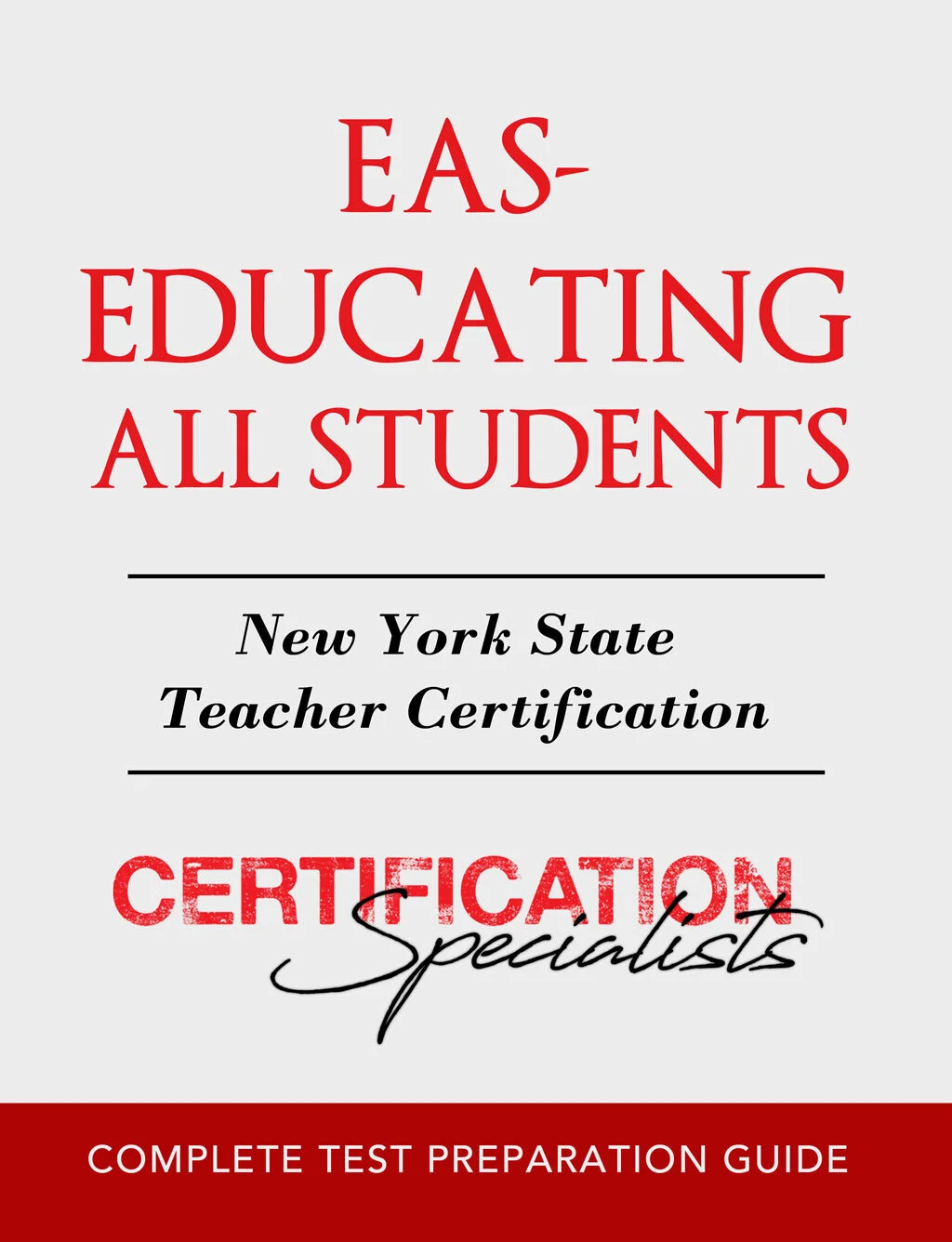 NY Test Prep Books for Teachers — Certification Specialists