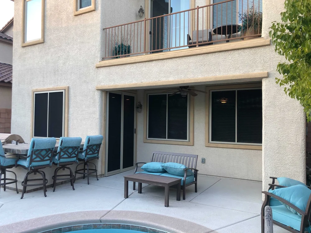 Almond & Charcoal Security Screens | Boss Security Screens - Boss Security Screens