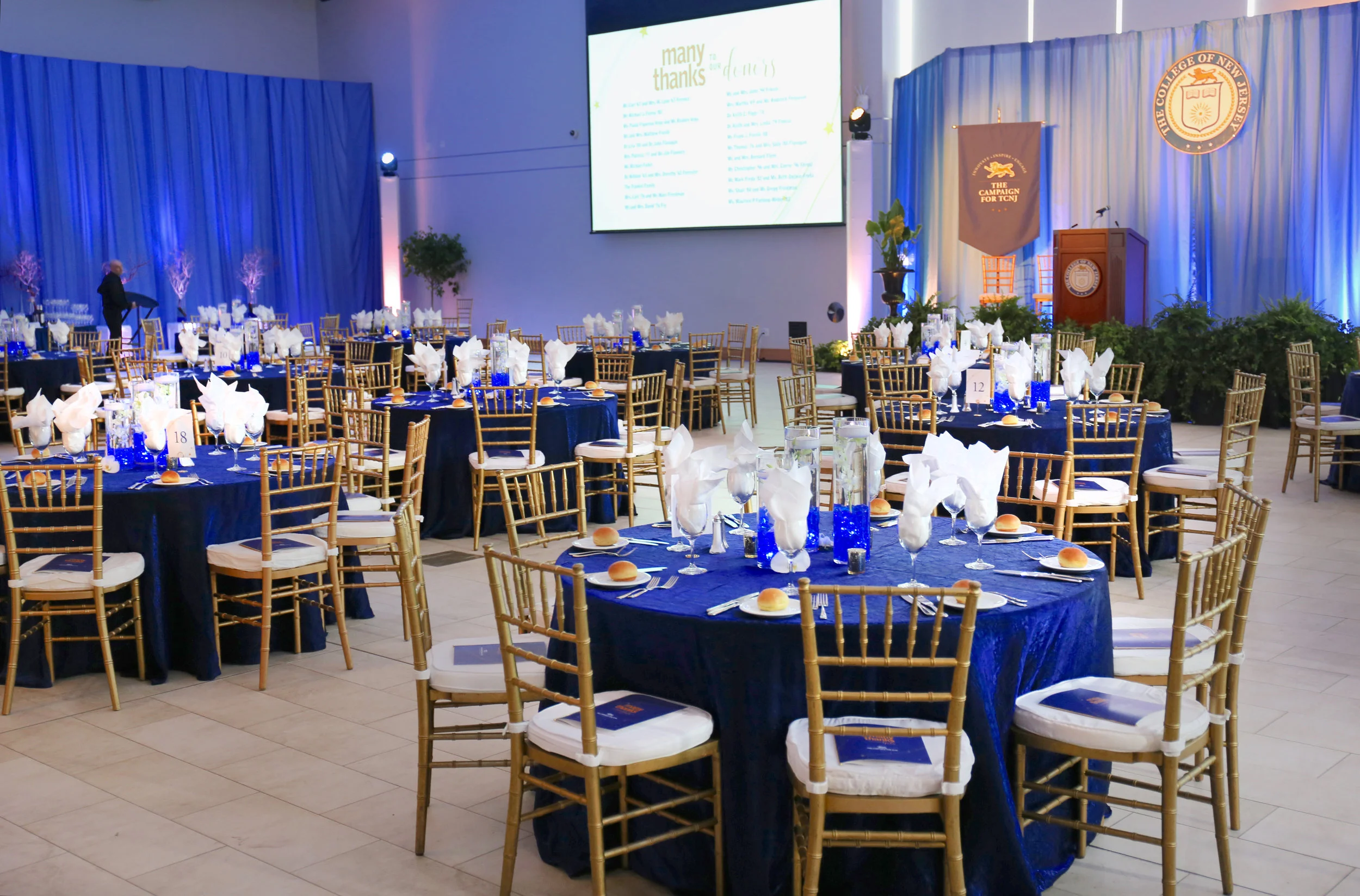 TCNJ Fundraising Gala | Janet Makrancy’s Weddings & Parties
