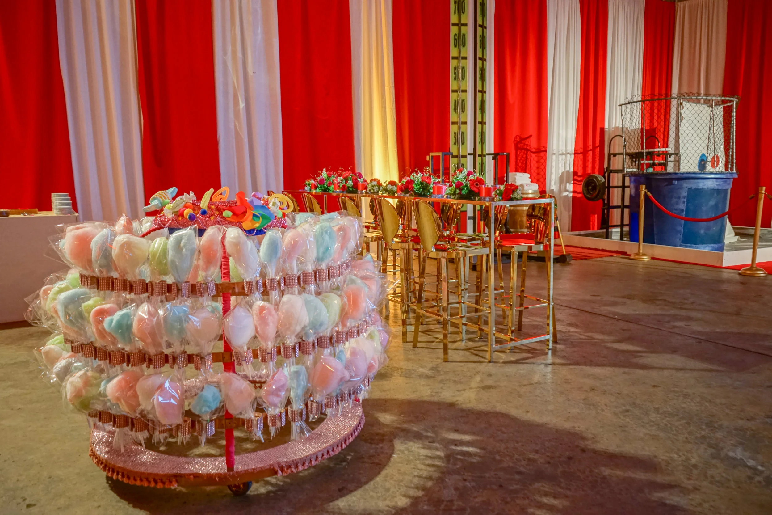 Circus Themed Big Top Event | Janet Makrancy’s Weddings & Parties