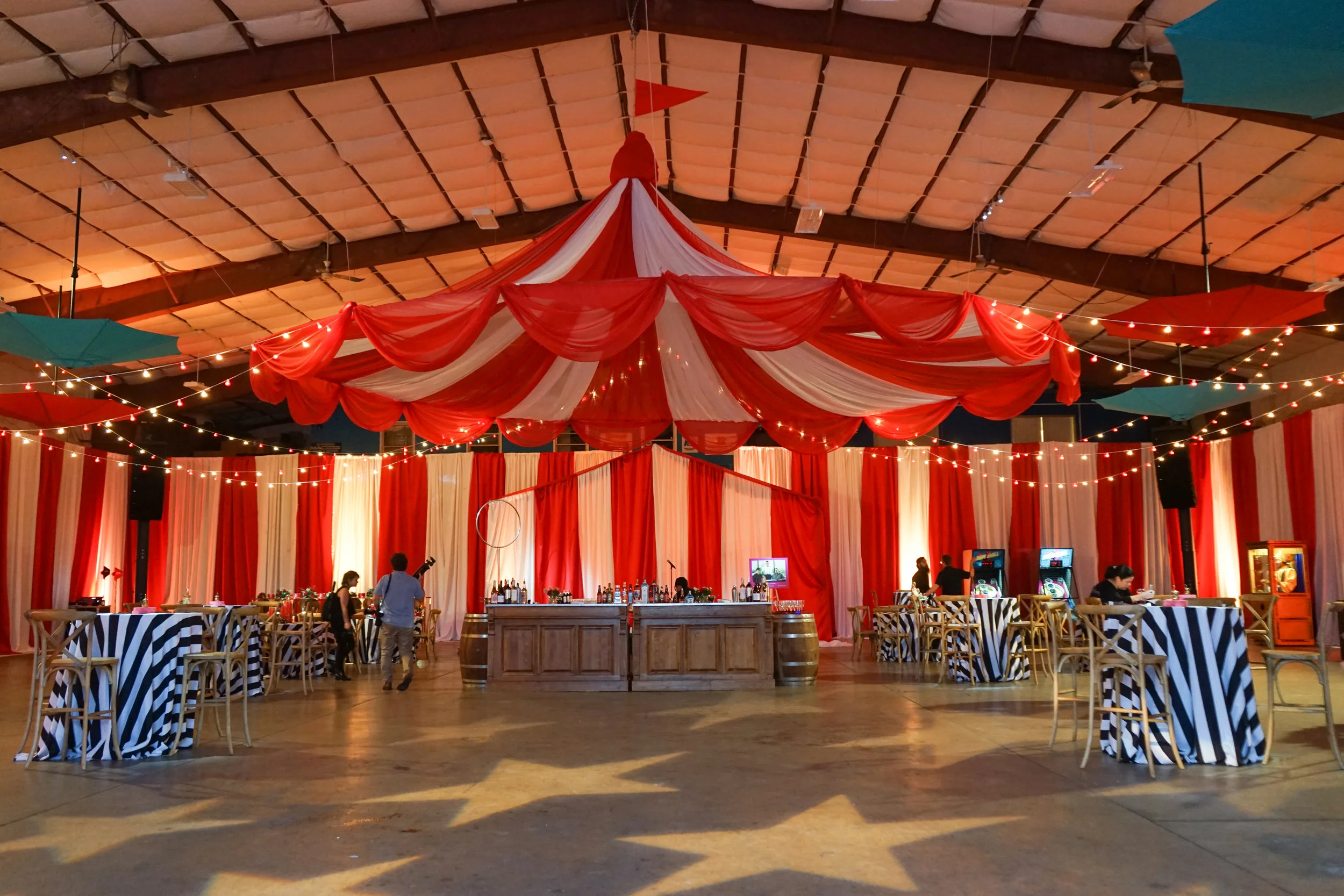 Circus Themed Big Top Event | Janet Makrancy’s Weddings & Parties