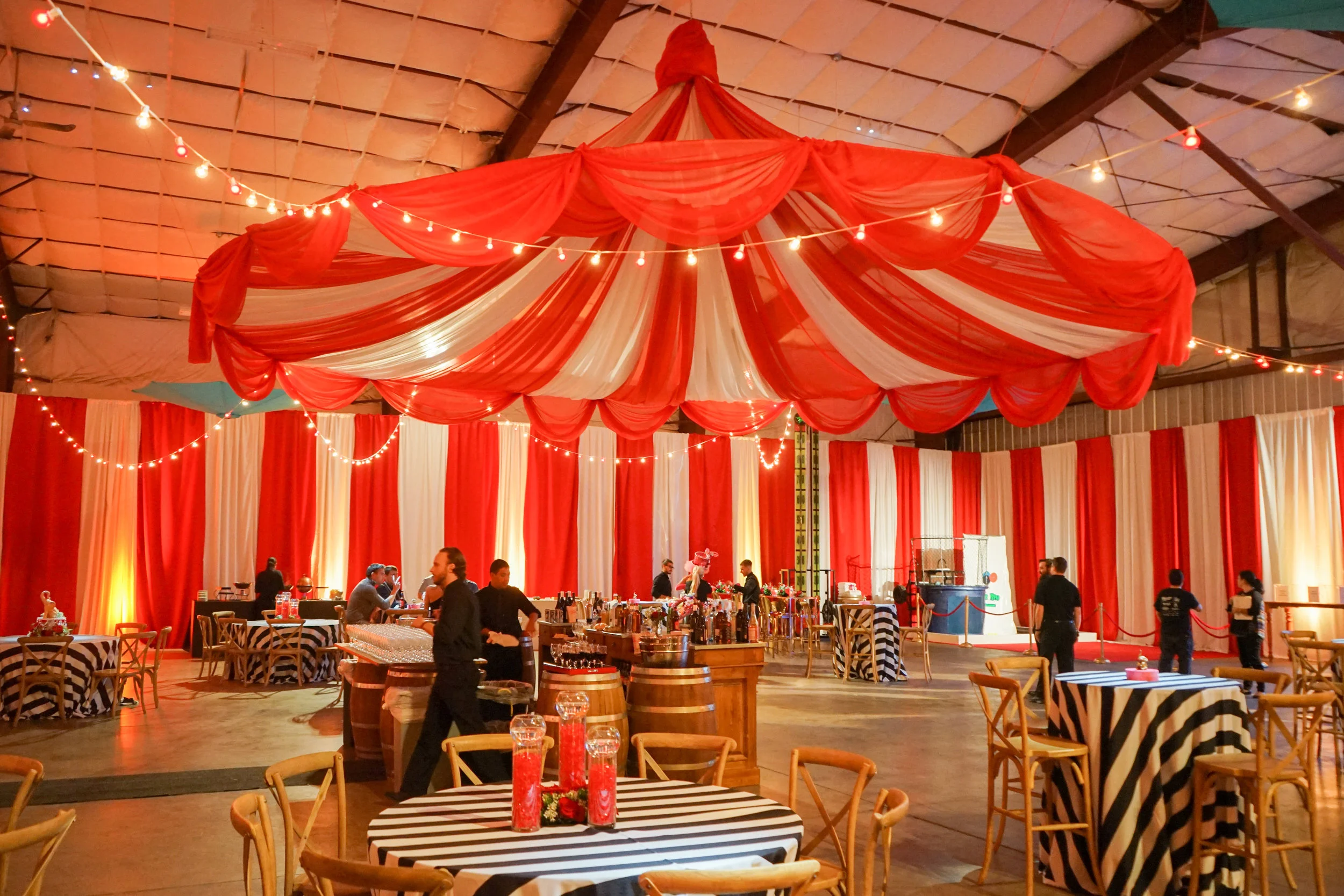 Circus Themed Big Top Event | Janet Makrancy’s Weddings & Parties