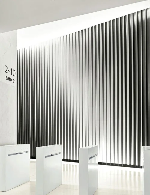 One Dag Hammarskjöld Plaza Lobby Feature Wall — Ferra Designs