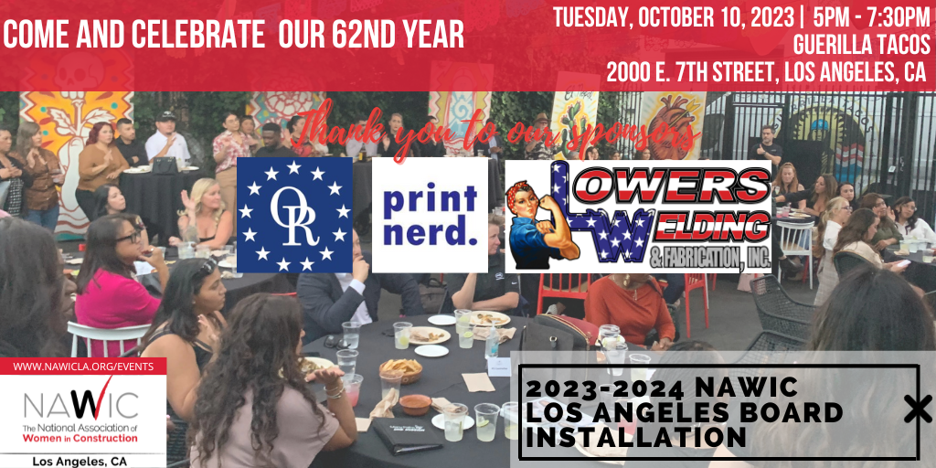 62nd NAWIC LA Board Installation Celebration 2023-2024 — National ...