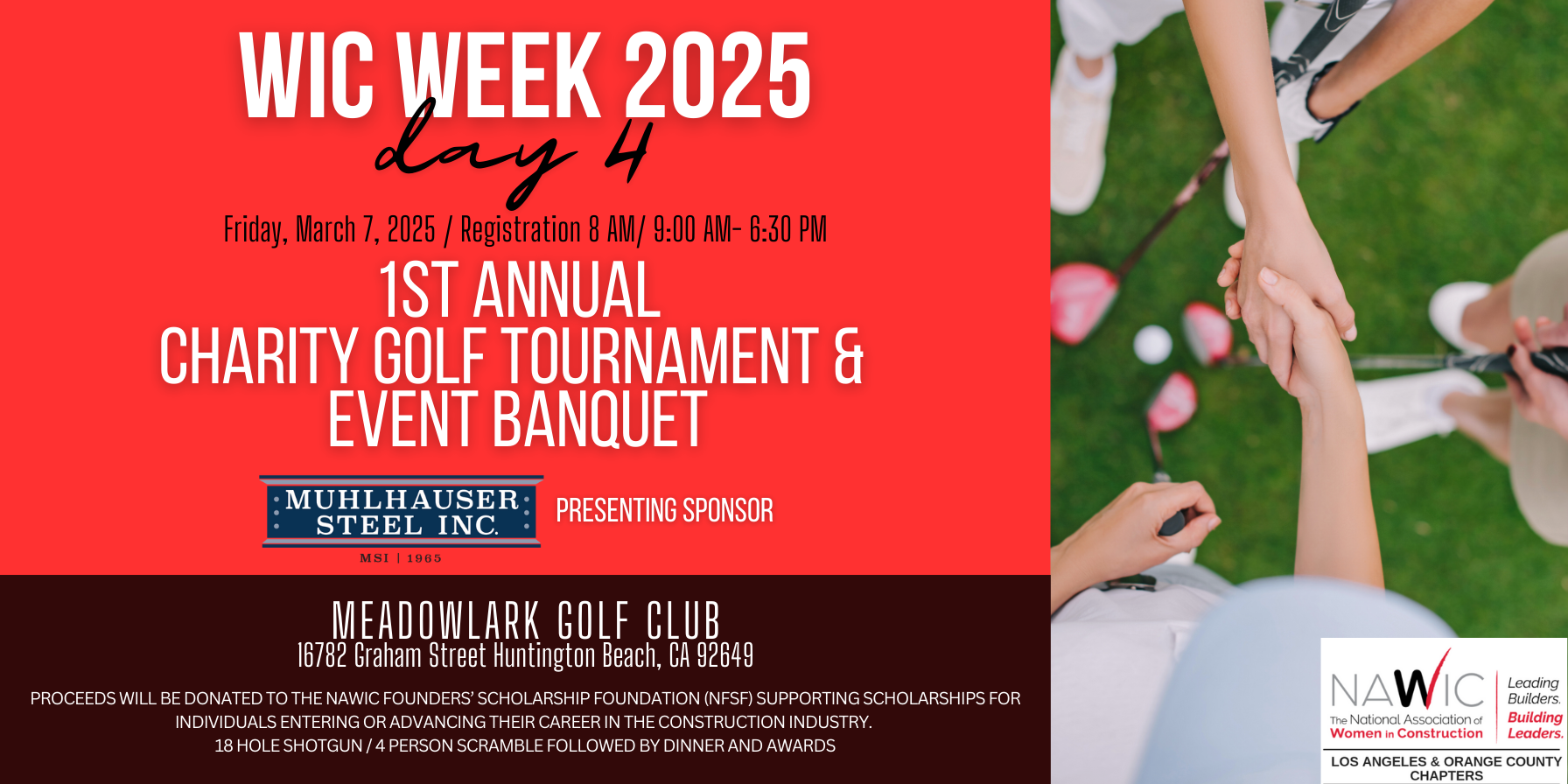 WIC WEEK 2025 DAY 4 - 1ST ANNUAL GOLF TOURNAMENT — National Association of Women in Construction ...