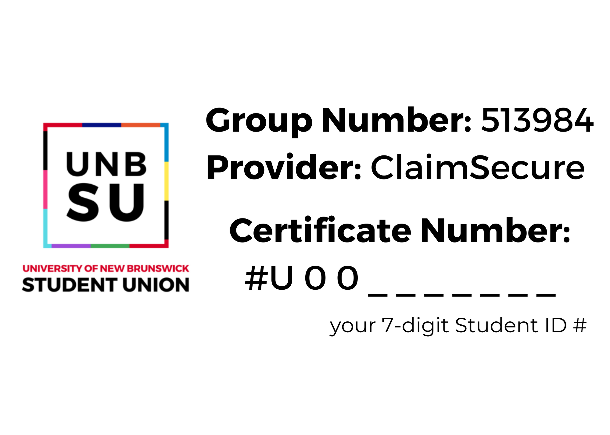 File A Claim — UNB Student Union