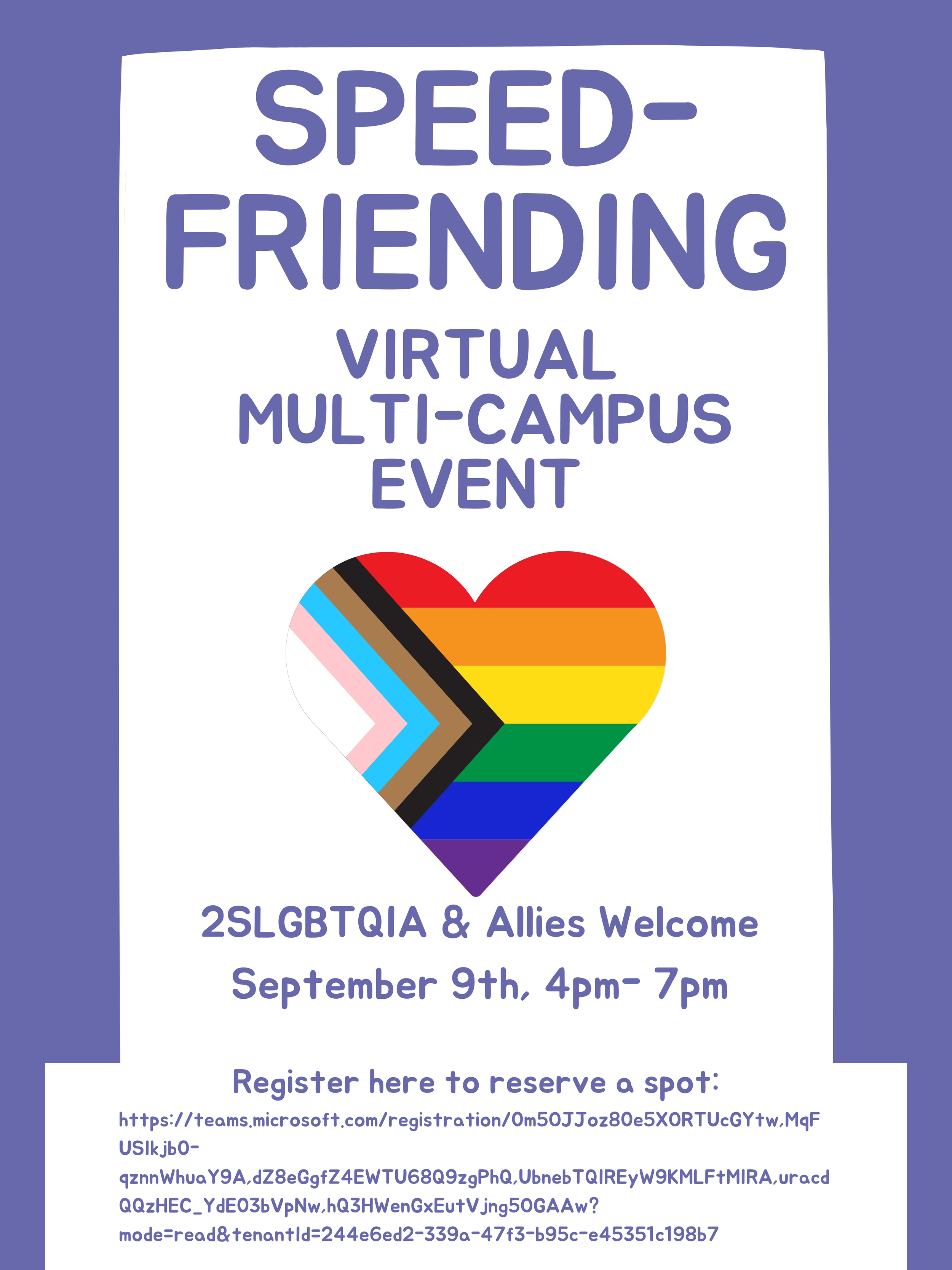 Speed Friending — UNB Student Union
