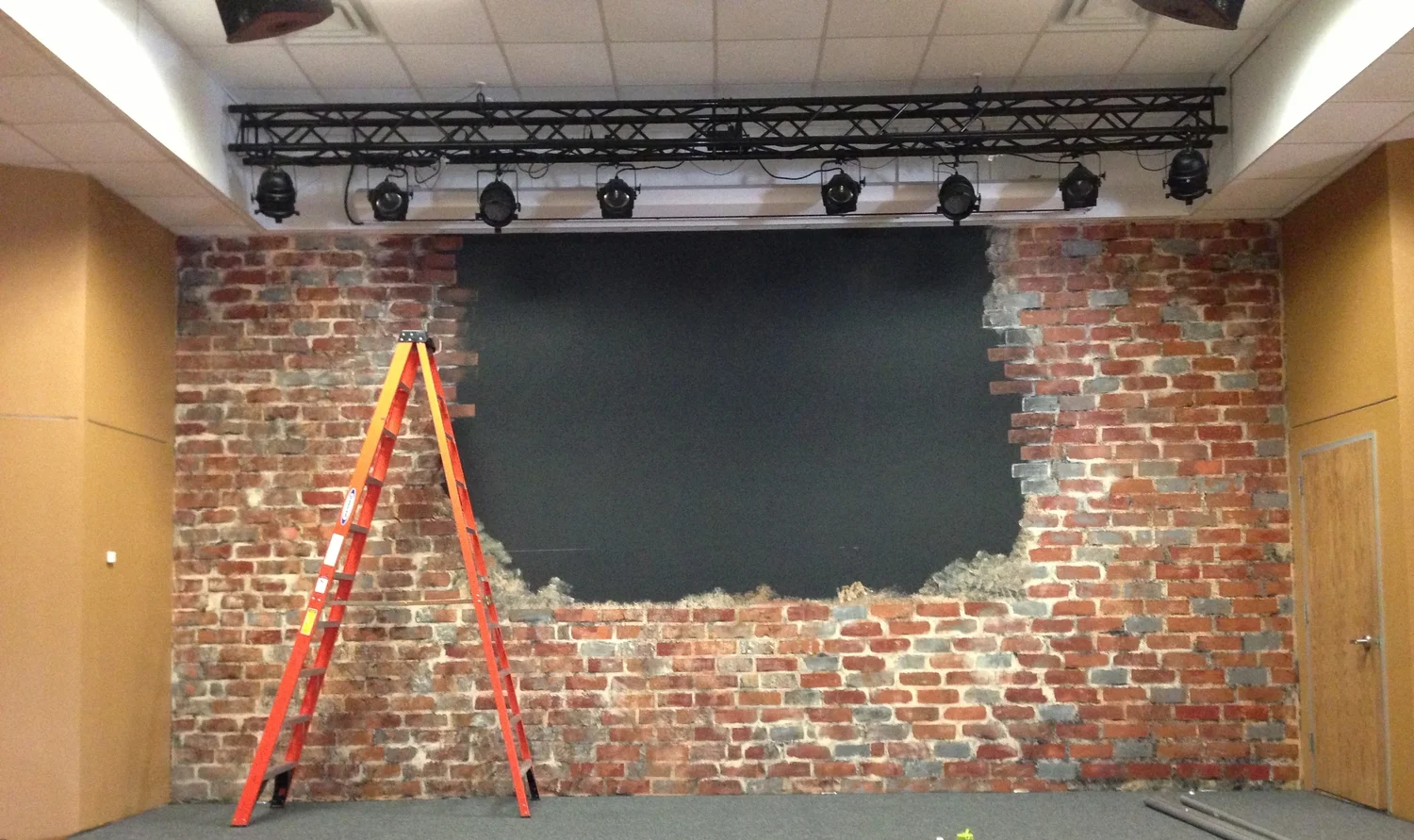Faux Brick Wall — Paige Holland -Artist