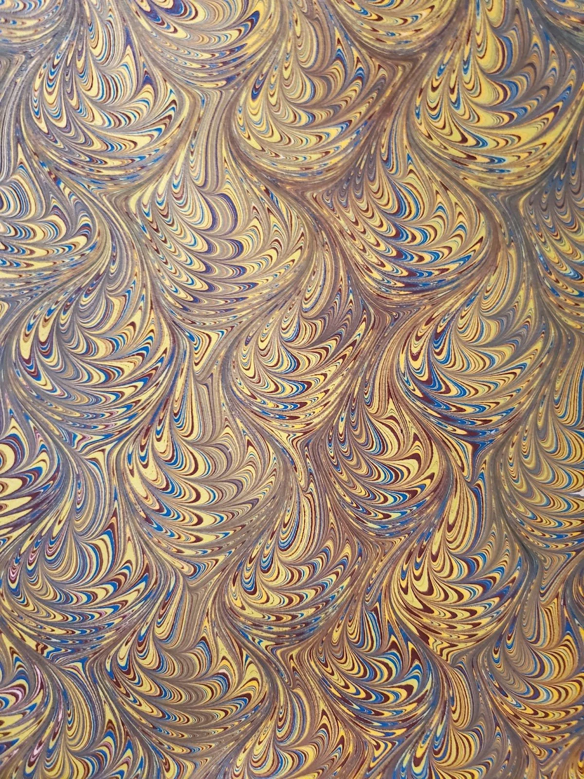 Introduction to Paper Marbling — Central Print