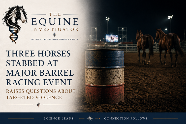 Three Horses Stabbed at Barrel Racing Event | The Equine Investigator ...