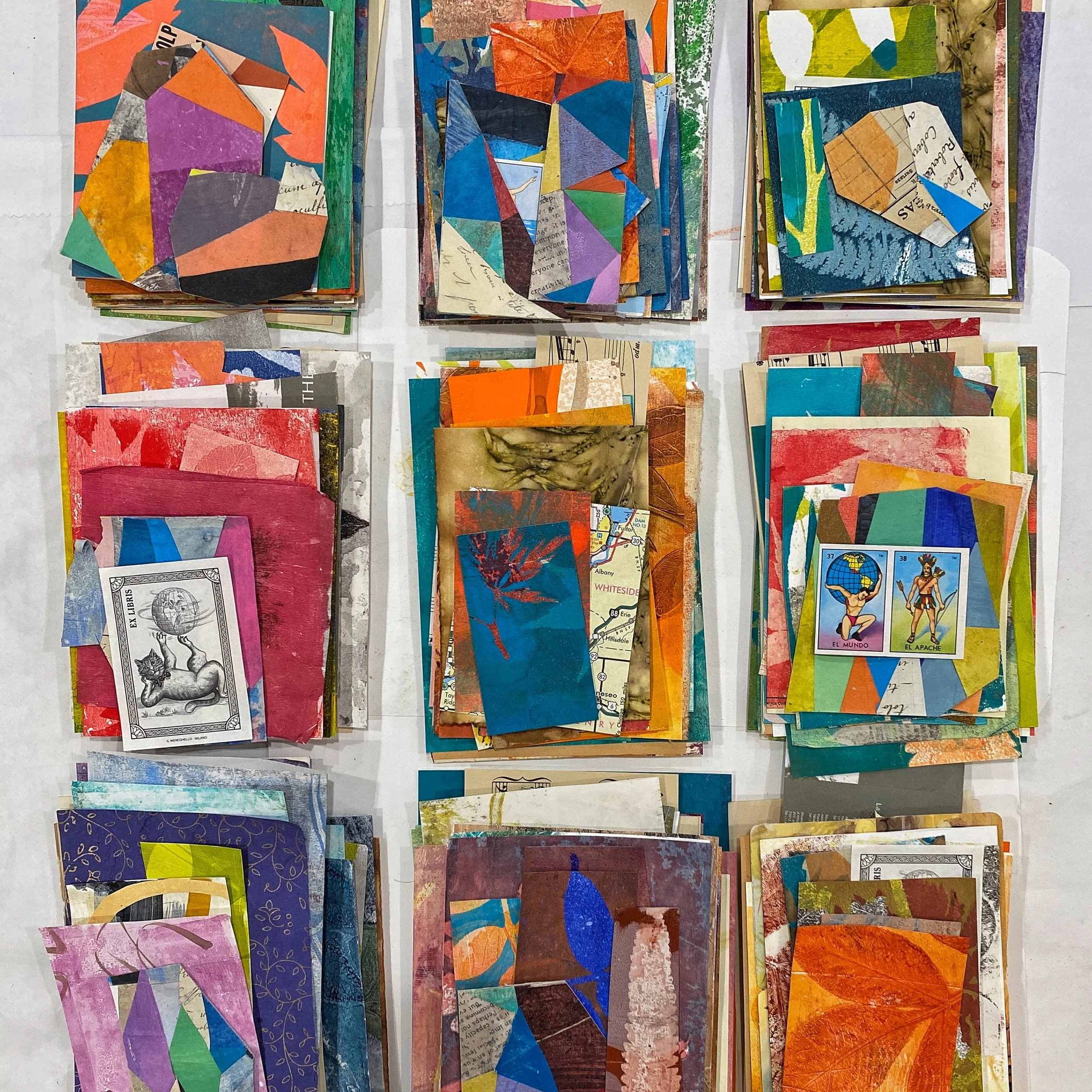 Collage Paper Collection — Hannah Klaus Hunter Arts