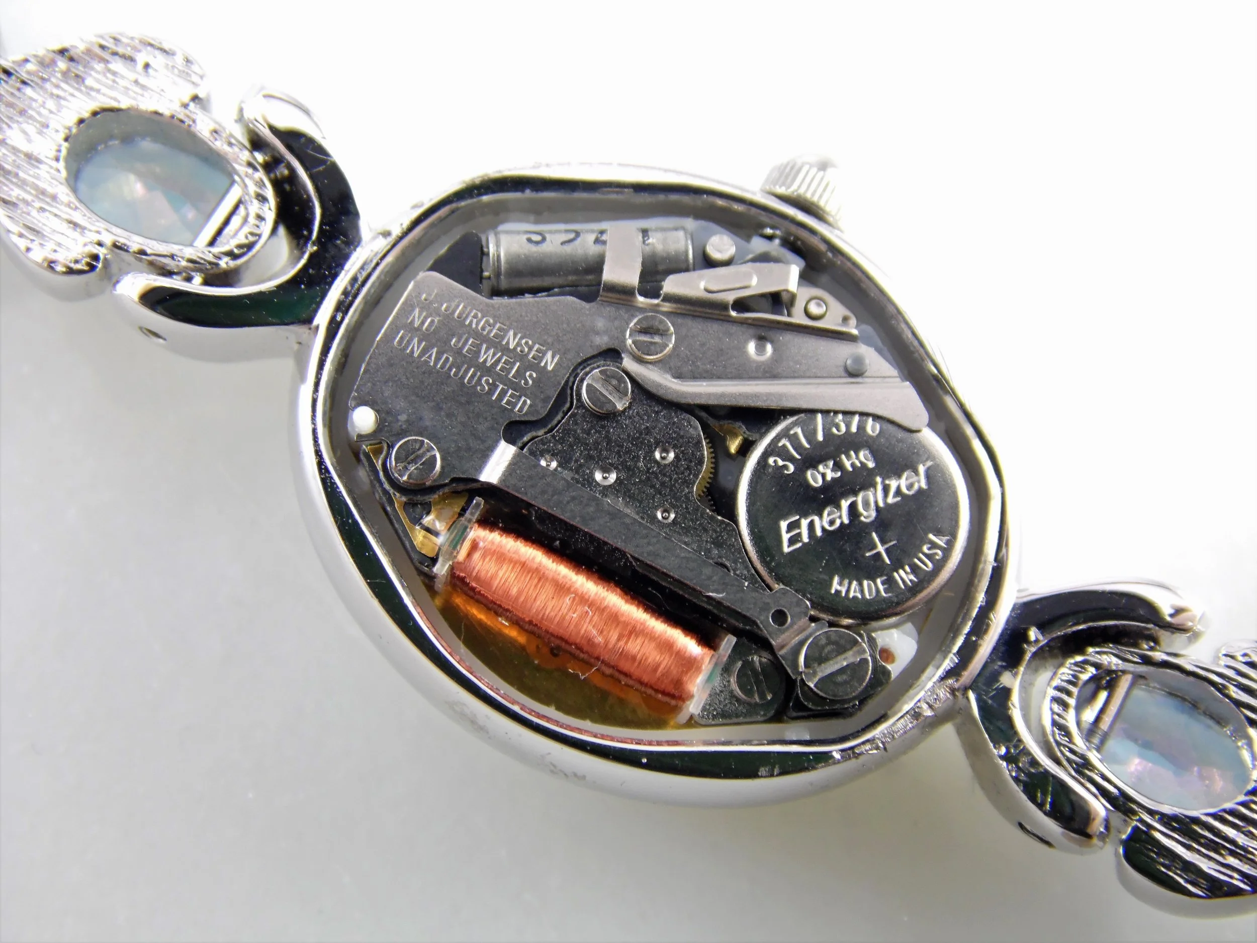 Rare Vintage Womens Ladies Silver JJ Apropos Jules Jurgensen Neptune ...