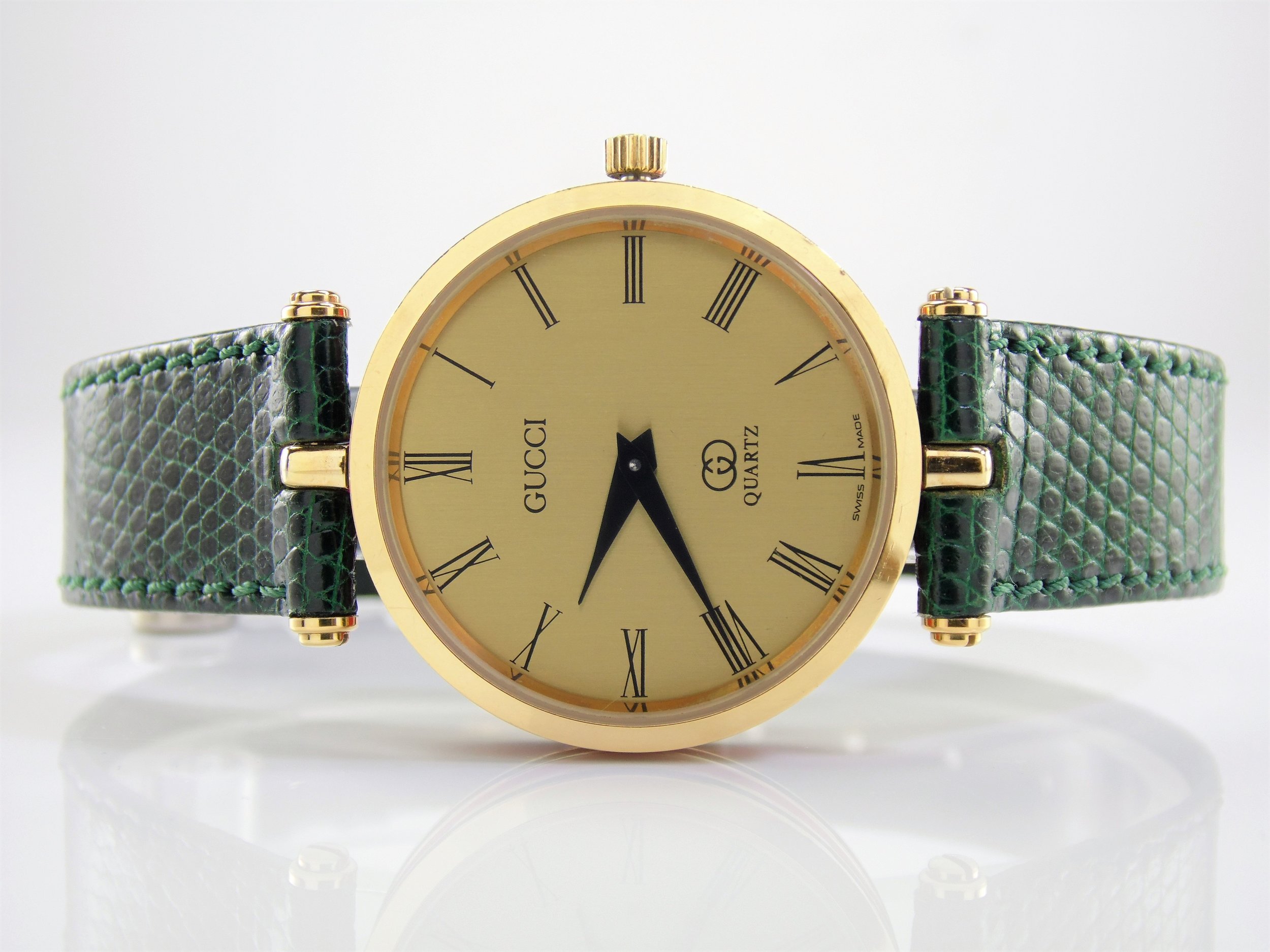 Rare Vintage Red Green & Gold Authentic Gucci 2000M Mens Womens Unisex ...