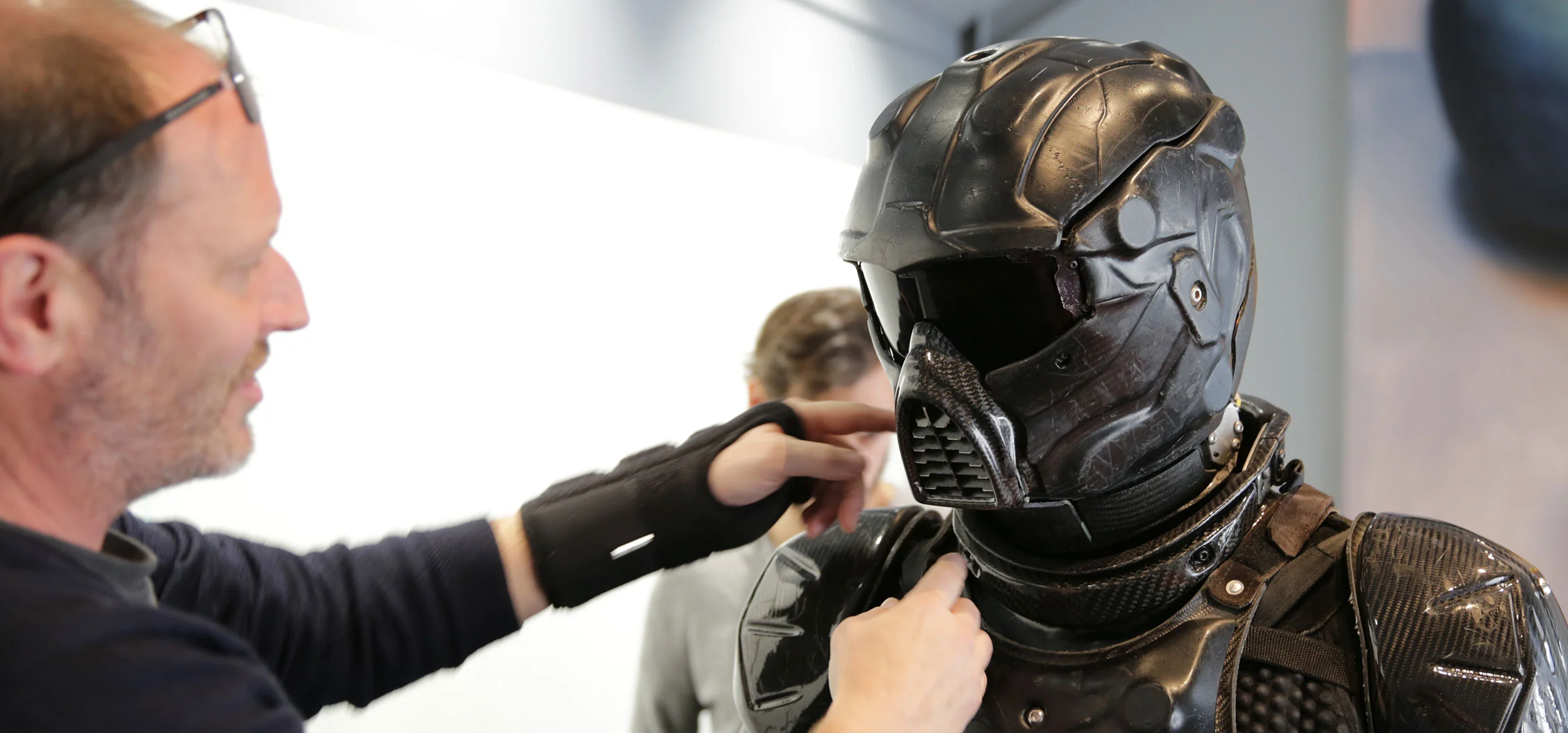 Chiron demonstrate high-tech body armour | Design + Industry