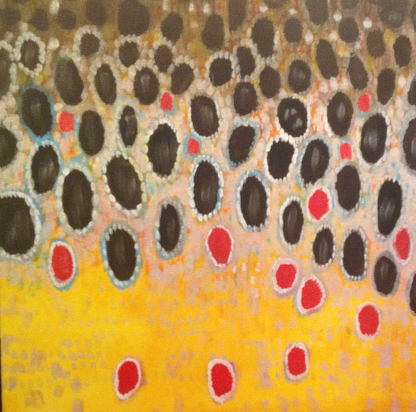 Trout Skin Painting